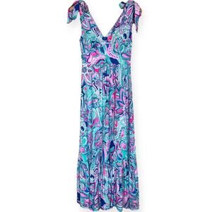 Lilly Pulitzer | Dresses | Lilly Pulitzer Maxine Midi Dress Size 0 ...